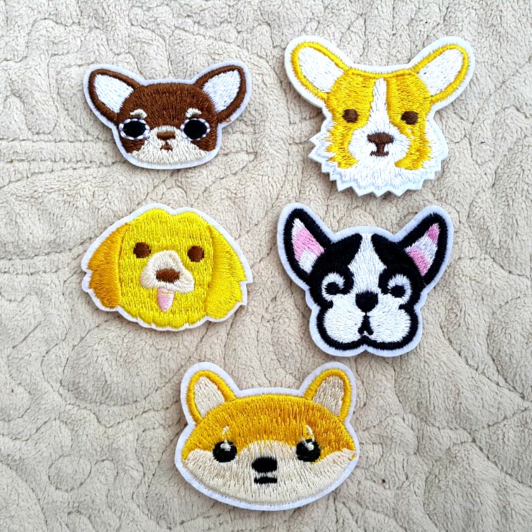 Dog Lover Man's Best Friend Embroidery Applique Patch Sew Iron Badge