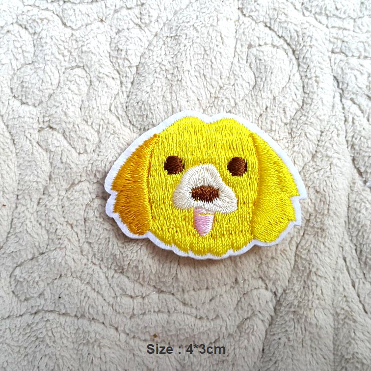 Dog Lover Man's Best Friend Embroidery Applique Patch Sew Iron Badge
